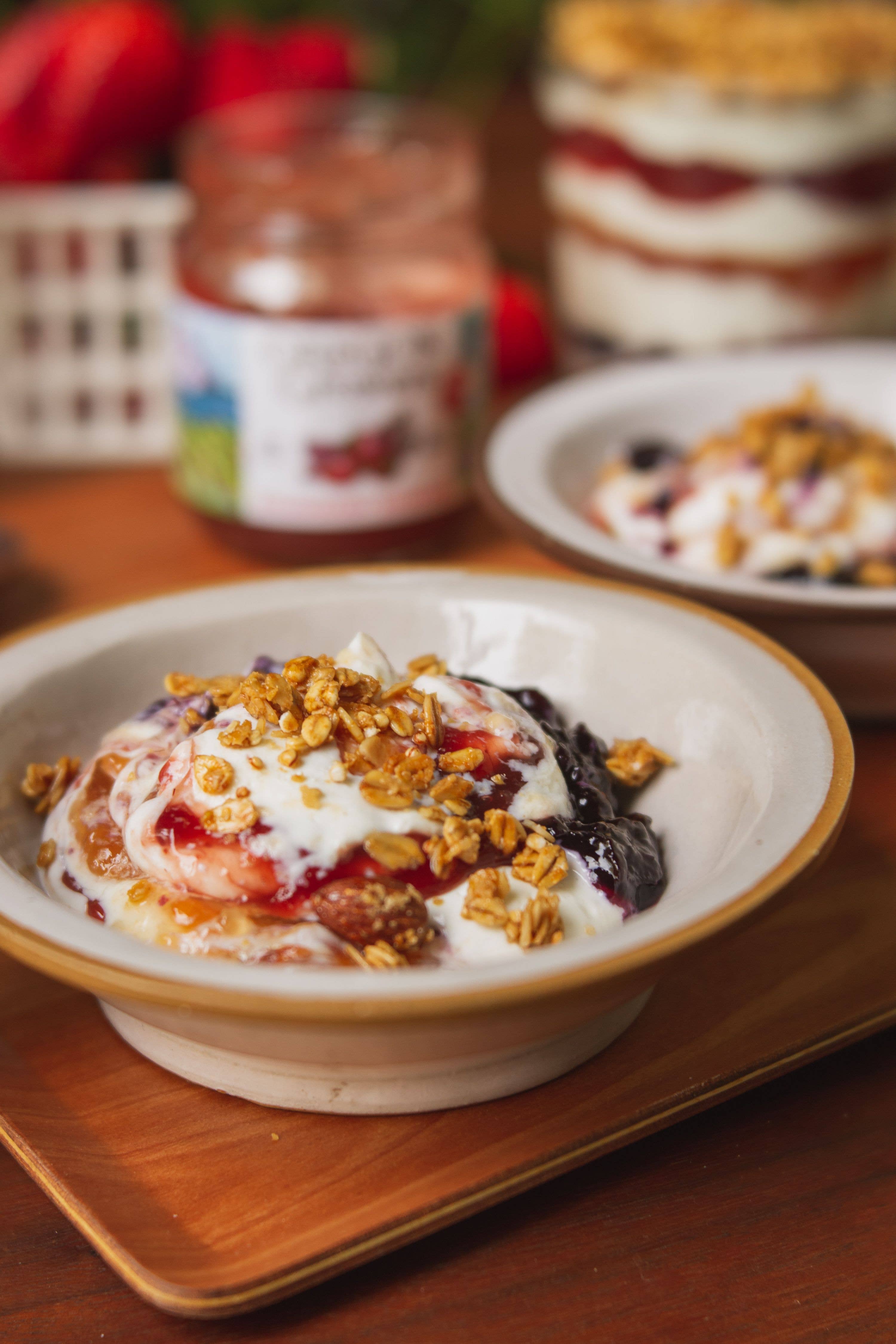 black cherry fruit spread